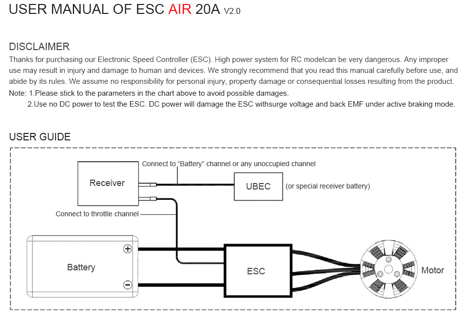AIR 20A 3-4S Multi-Rotor UAVs ESC | T-MOTOR®