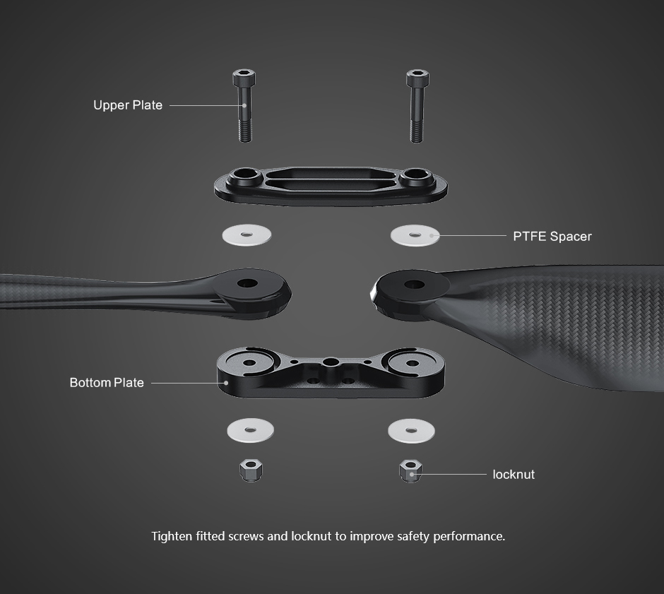 FA18.2*5.9 Push Type Prop-2PCS/PAIR_Folding_Carbon Fiber_Propellers ...